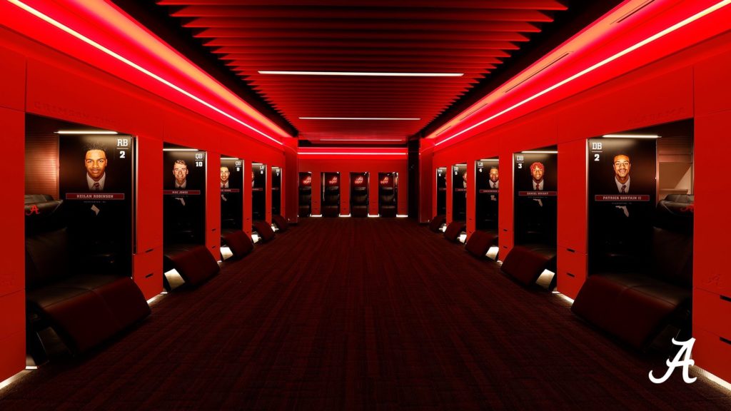 Project Insights: The University of Alabama Football Locker Room