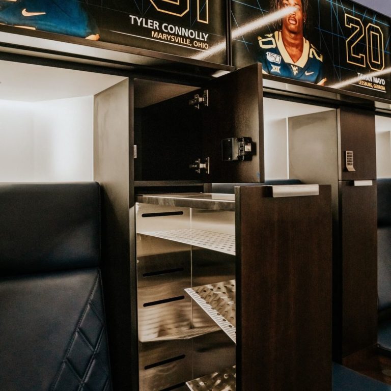 Project Insights: West Virginia University Football Locker Room