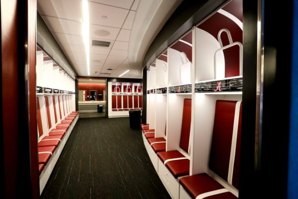 Project Insights The University Of Alabama Football Locker Room