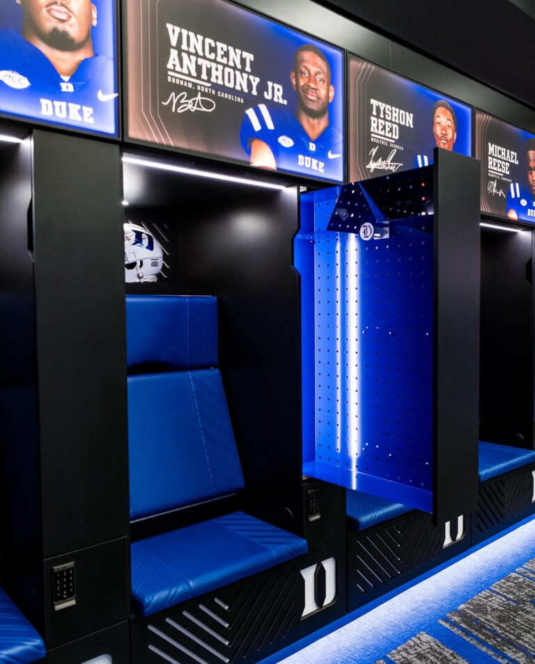 Project Insight: Duke University Football Locker Room